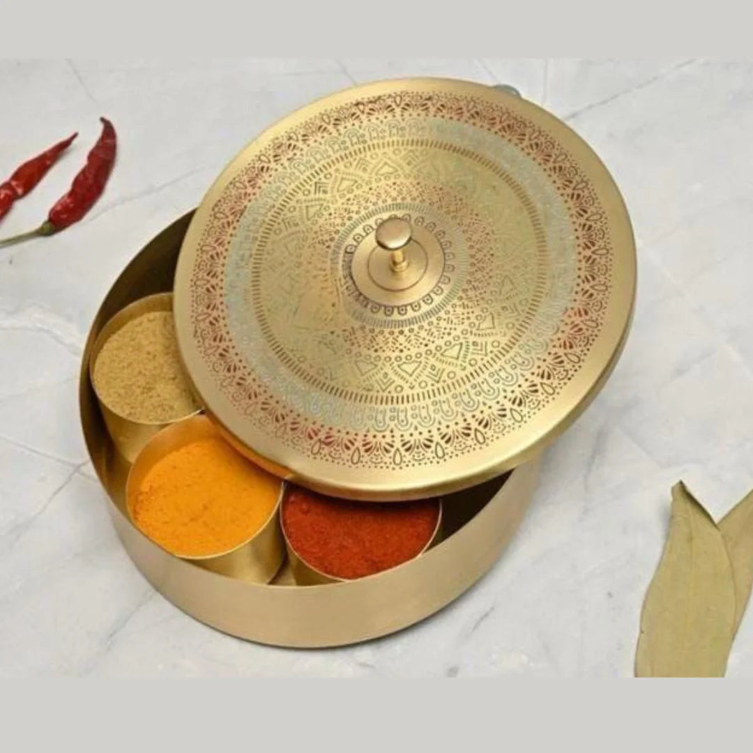 Red Mandala Spices Box